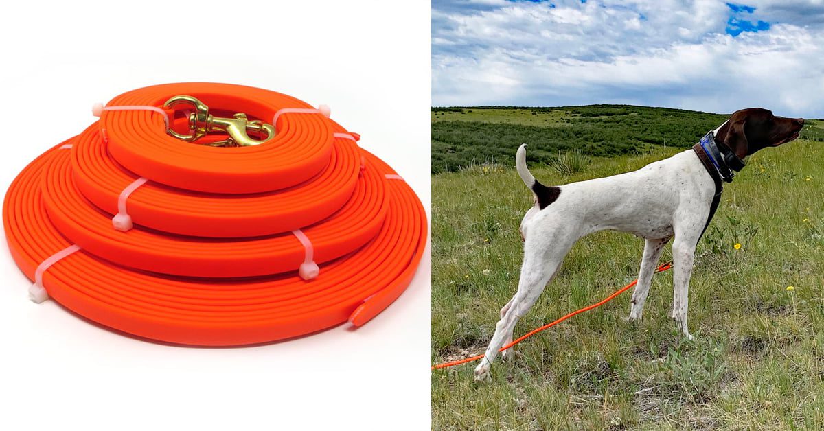 K-9 Komfort TufFlex Orange 1/2 in. Check Cord - Front Range Gun Dog
